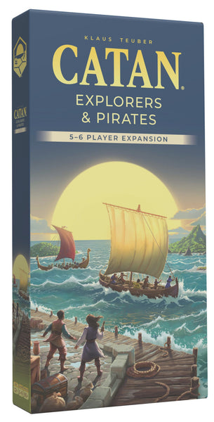 CATAN (6th Edition) - Explorers and Pirates 5-6 Player Expansion ...